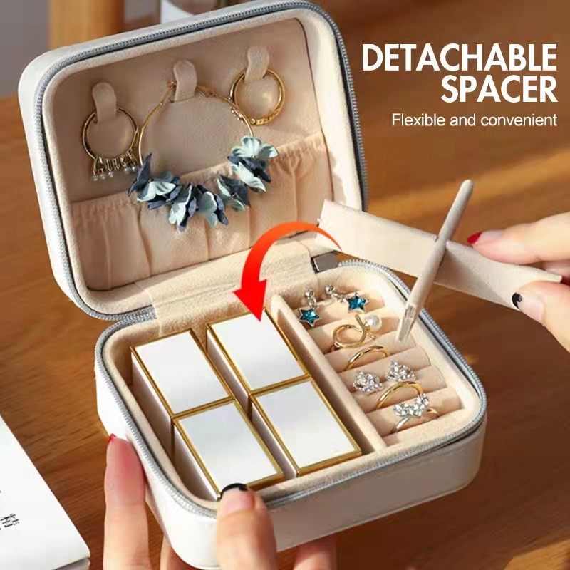 Jewelry Box Earrings Storage Box High End Luxury Storage Rings Jewelry ...