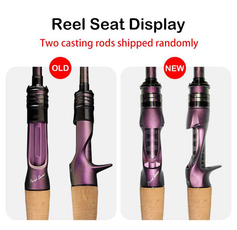 PURELURE ACUTEVIOLET Regular Fast Action Rod TZ Ring TITANIUM FRAME 6FT ...