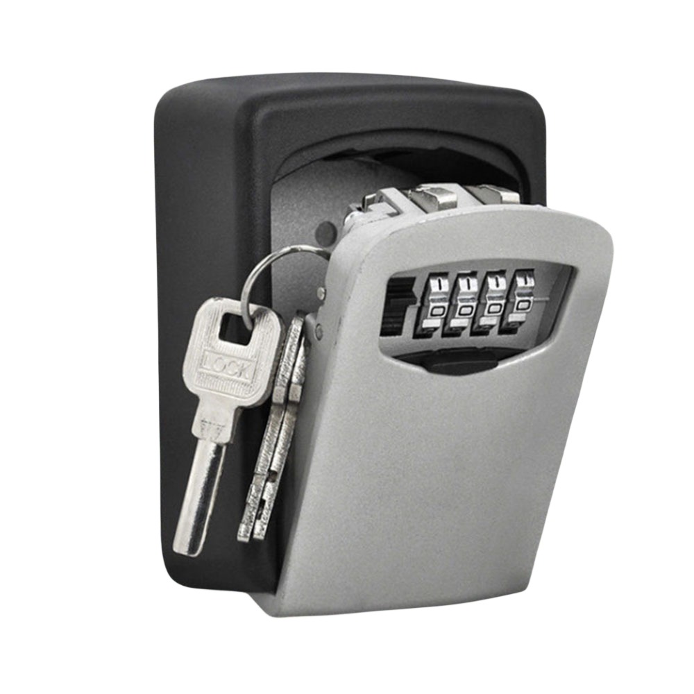 Wall-Mounted Key Box Key Lock Box Anti-Theft Code Box Key Storage Box ...