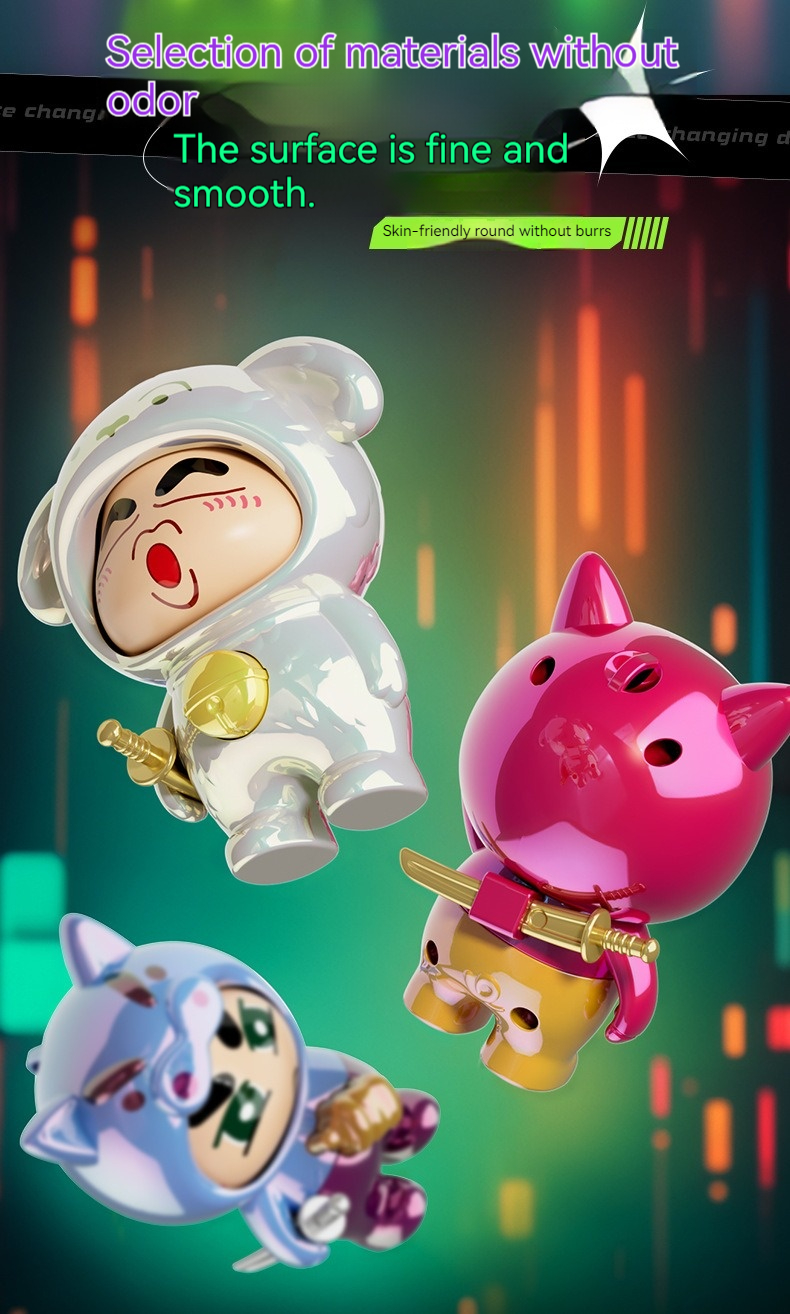 Authentic Crayon Shin chan Face Changing Doll Creative Toy Peripheral ...