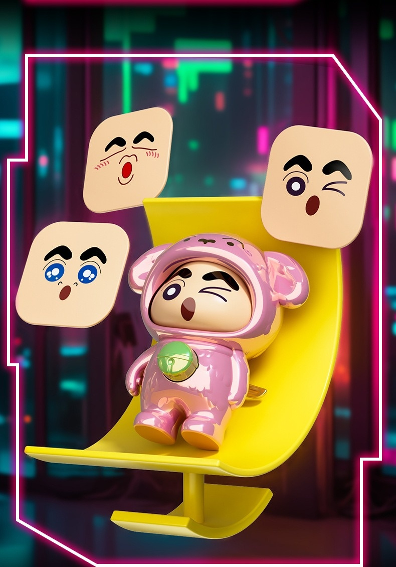 Authentic Crayon Shin chan Face Changing Doll Creative Toy Peripheral ...