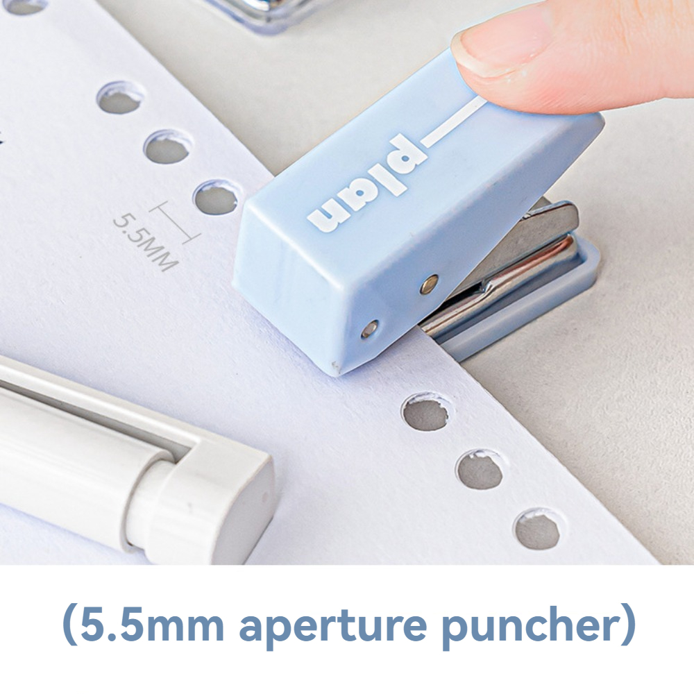 Student Stationery Set Tool Box Portable Puncher Stapler Storage Box ...