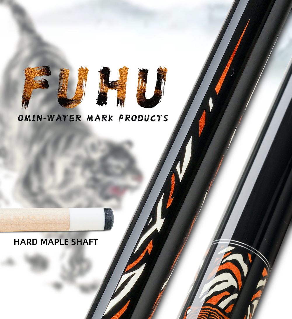 OMIN FUHU Maple Shaft Billiard Pool Cue Professional Kit, 3/8*10 Joint ...