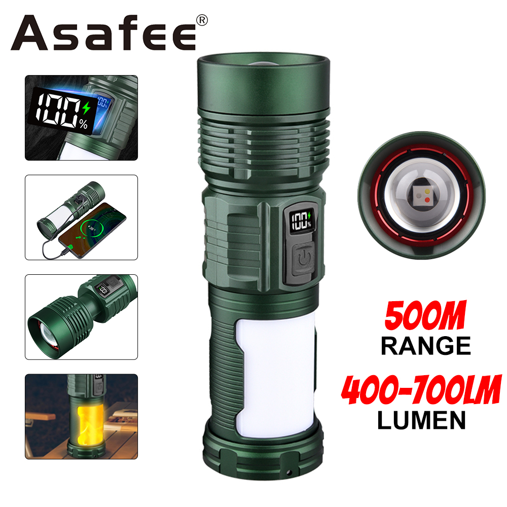 Asafee XC-702 Camping Light Built-in battery Tent Lamp Zoom Spotlight ...