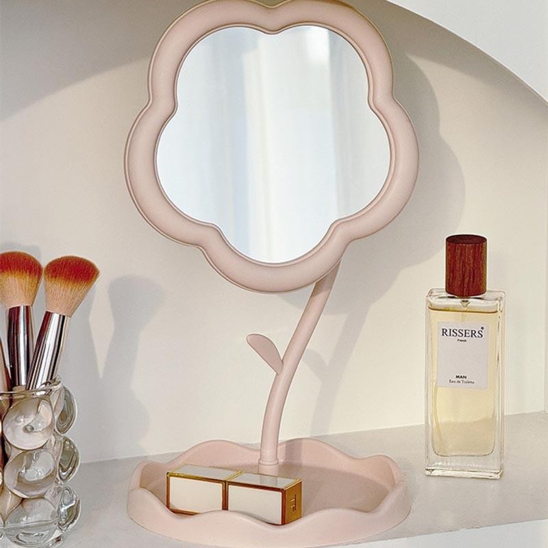 Flower Mirror Aesthetic Mirror Table Mirror Desk Shape Desktop Desktop ...
