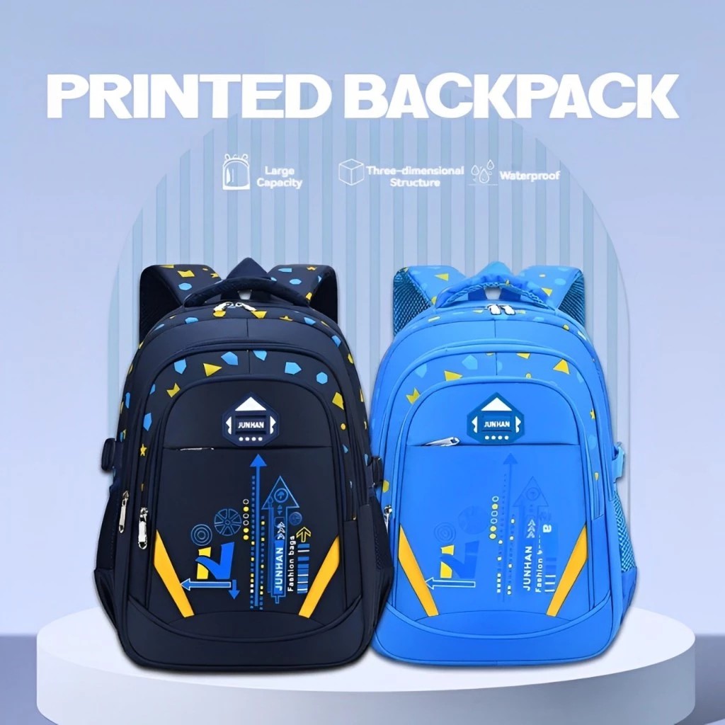 Waterproof Lightweight Large Capacity School Backpack For Kids Boys ...