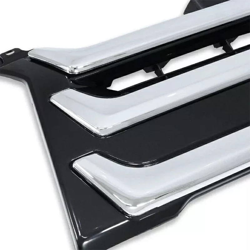 Hiace grille 2019 Auto Front Bumper Grille Chrome hood Moulding for ...