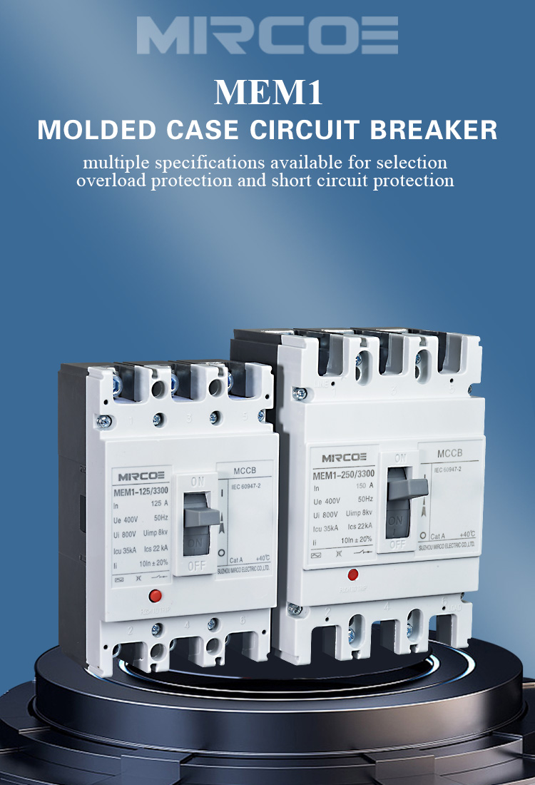 MCCB Molded Case Circuit Breaker 2Poles 3Poles 100A 125A 150A 175A 225A ...