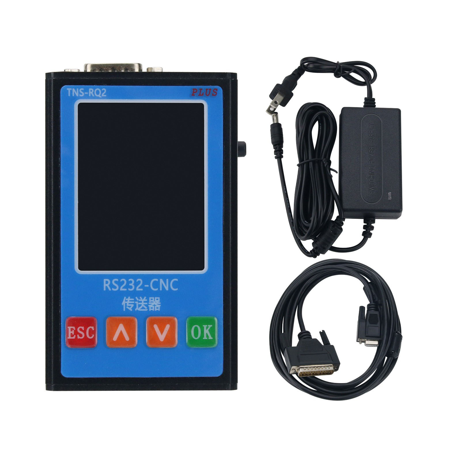 TNS-RQ2 RS232-CNC DNC CNC Program Transfer Device with USB & RS232 Ports Suitable for FANUC for ...