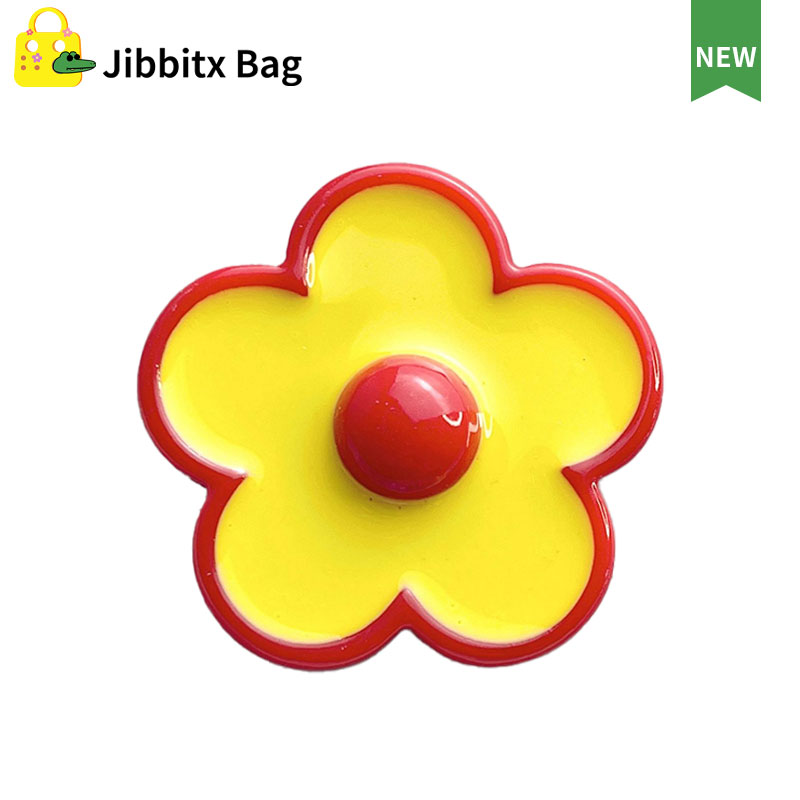 Jibbitx Bag 5pcs ColorFul Resin Flowers Star 16mm Cartoon DIY Charms ...