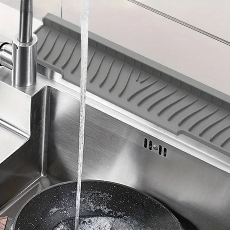 Foldable Edge Slope Drain Mat, Narrow Edge Sink Diversion and Drainage ...