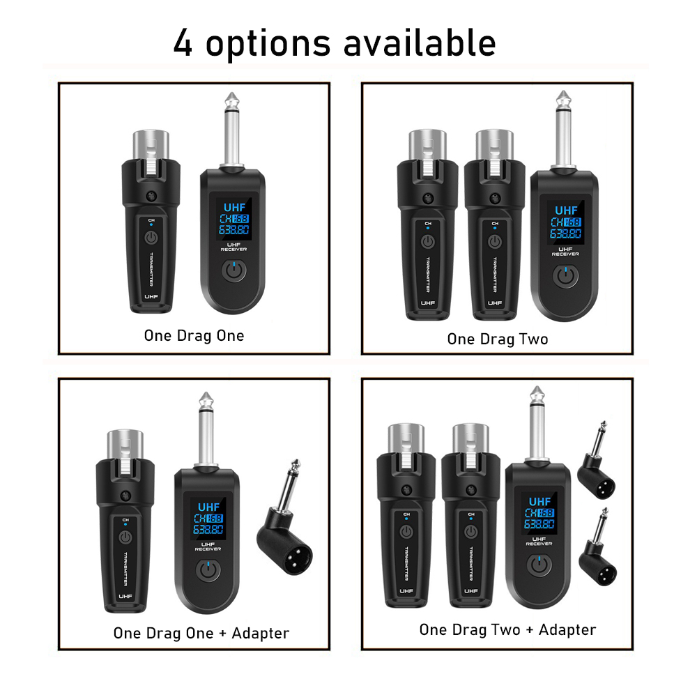 2.4Ghz Wireless Microphone Transmitter Receiver XLR Microphone Wireless ...