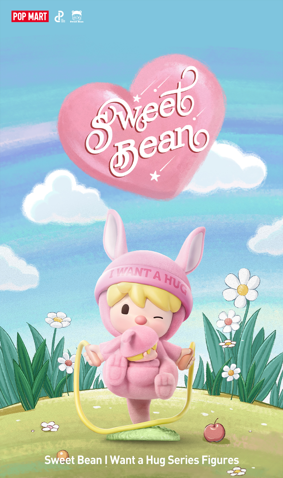 POP MART Sweet Bean I Want a Hug Series Figures (Whole Set) | Shopee Philippines