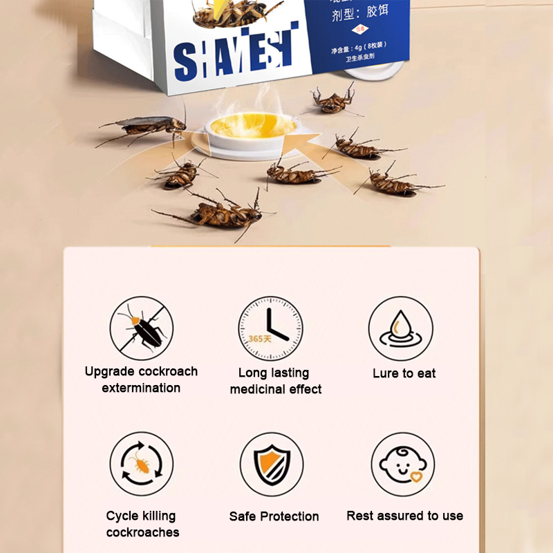 Buy 1 Take 1 Cockroach killer gel Cockroach bait Safe roach killer ...