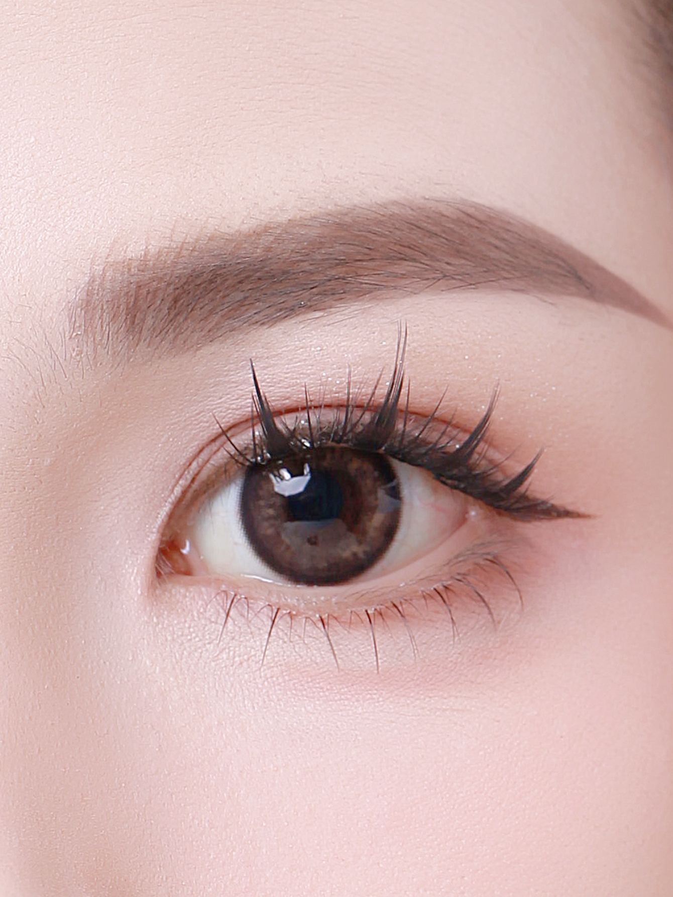 BQI False Eyelashes Single Cluster Glue-Free With Tweezers To Simulate ...