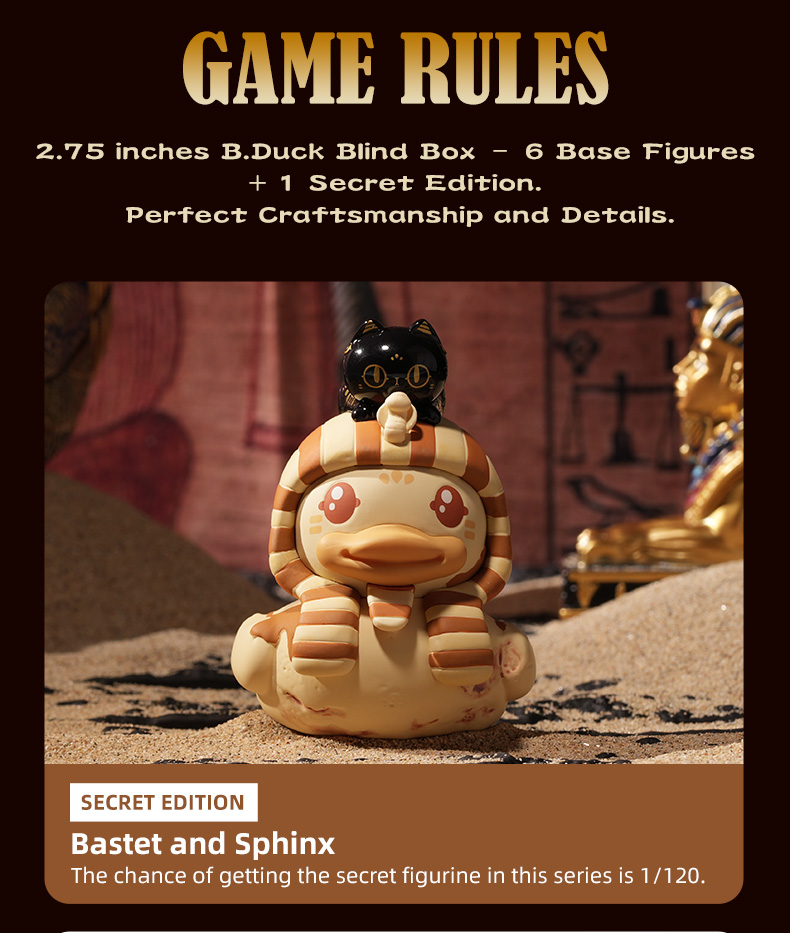 B.DuckXThe British Museum The God Series Figures Blind Box Action Toys ...