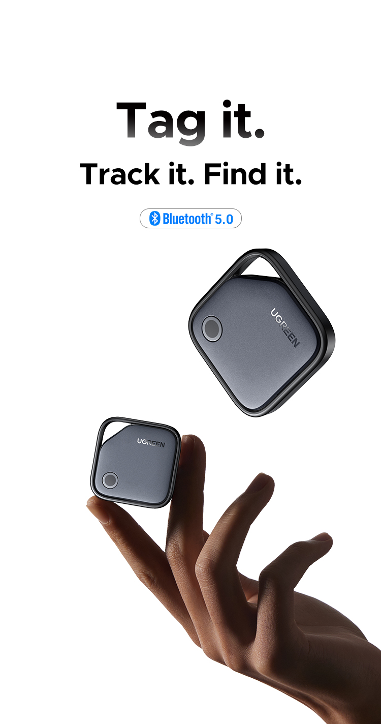 UGREEN Smart Tag Smart Locator Anti Lost Bluetooth5.0 Finder Airtag ...