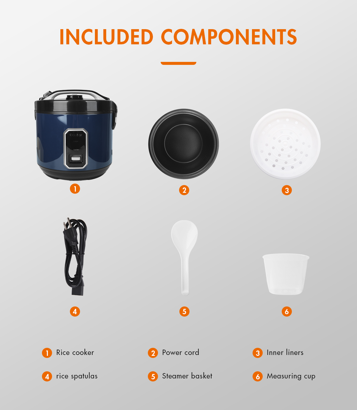 【NEW ARRIVAL】Gaabor Electric Multifunctional Fast Cooking Rice Cooker ...