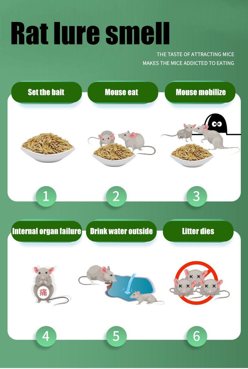 500g rat killer Rodents Killer Bait Pellets rat repellent for home ...