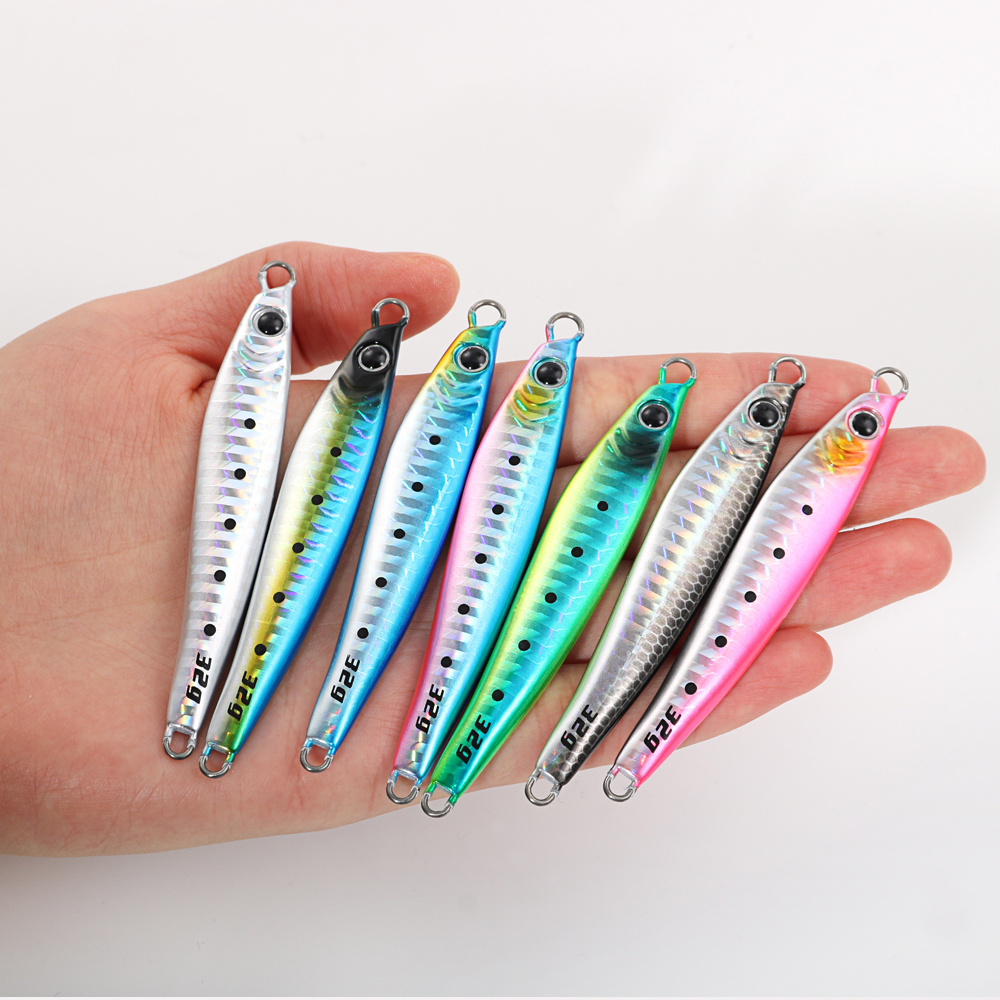 JIGGING PRO 22g 32g 42g 52g JUGULO Fast Sinking Jigs Long Casting Metal ...