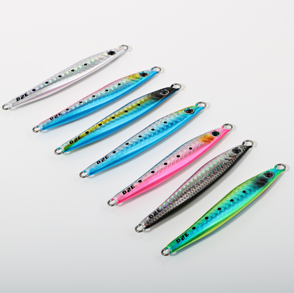 JIGGING PRO 22g 32g 42g 52g JUGULO Fast Sinking Jigs Long Casting Metal ...
