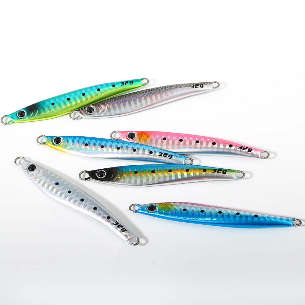 JIGGING PRO 22g 32g 42g 52g JUGULO Fast Sinking Jigs Long Casting Metal ...