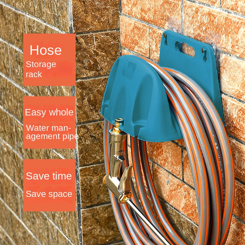 Wall-Mounted Garden Water Pipe Storage Rack - Hose Organizer for Car ...