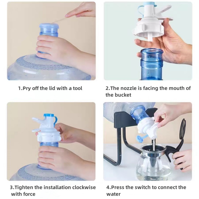 Bottled Gallon Stand Portable Bottled Water Holder Detachable Bracket ...
