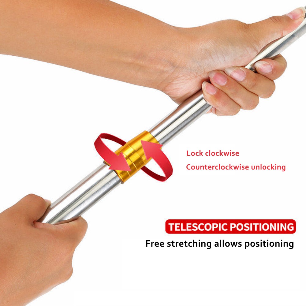 Fruit picking rod Multifunctional stainless steel telescopic fruit ...