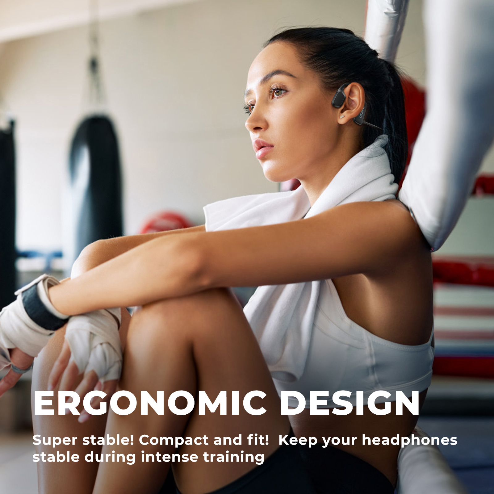 MINISO MS158 Wireless Earbuds Bone Conduction Bluetooth 5.4 Sports ...