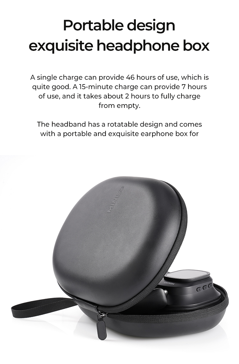 MINISO G90 Wireless Bluetooth Headset Wireless Stereo Noise Reduction ...