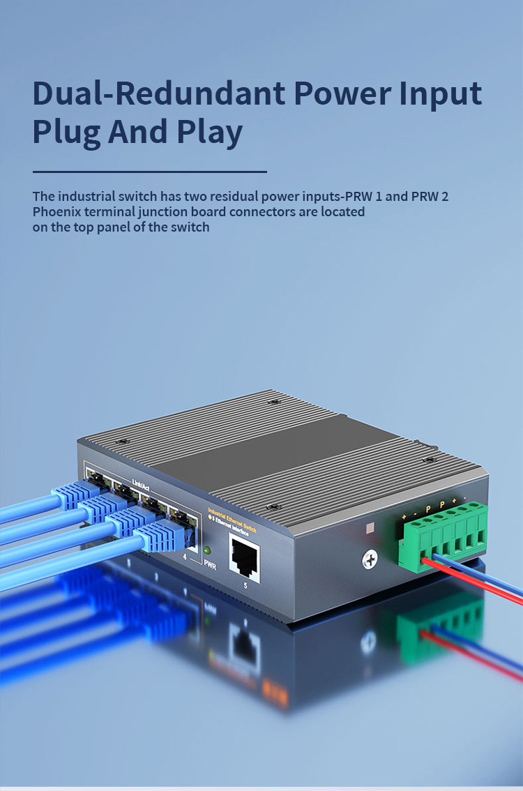 Gigabit Industrial switch 5 port POE Switch 100M switch | Shopee ...