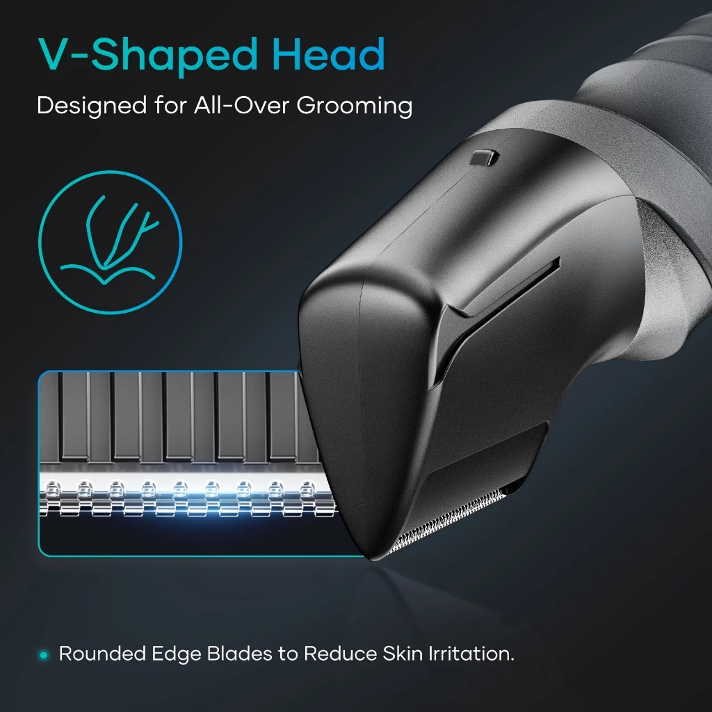 Body Hair Trimmer Private Part Shaver Hair Electric Groin Trimmer Multi ...
