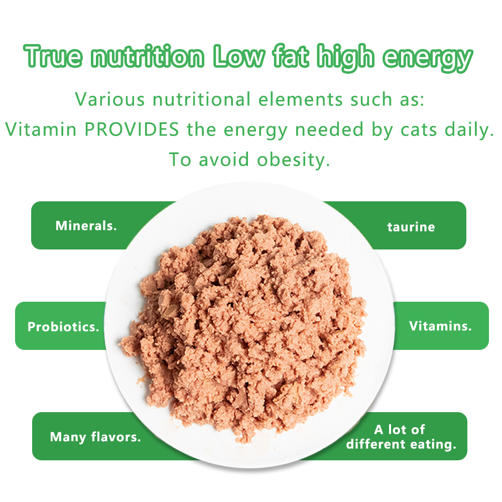 Cat Wet Food 85g Real Meat Delish - Chicken Salmon Tuna Cat Food For ...