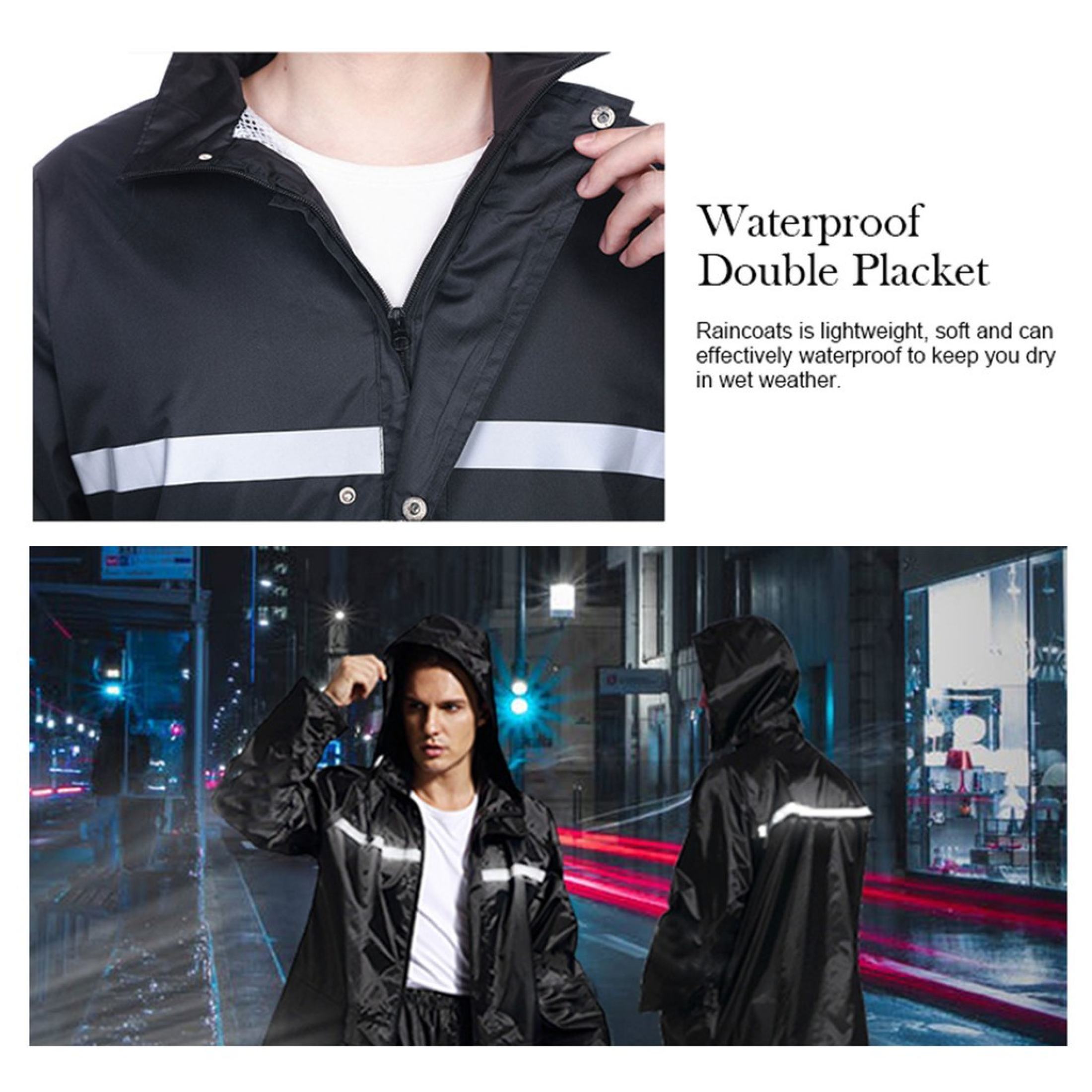 Imuto Rain Coat For Motorcycle Waterproof Motorbike Rain Suit ...