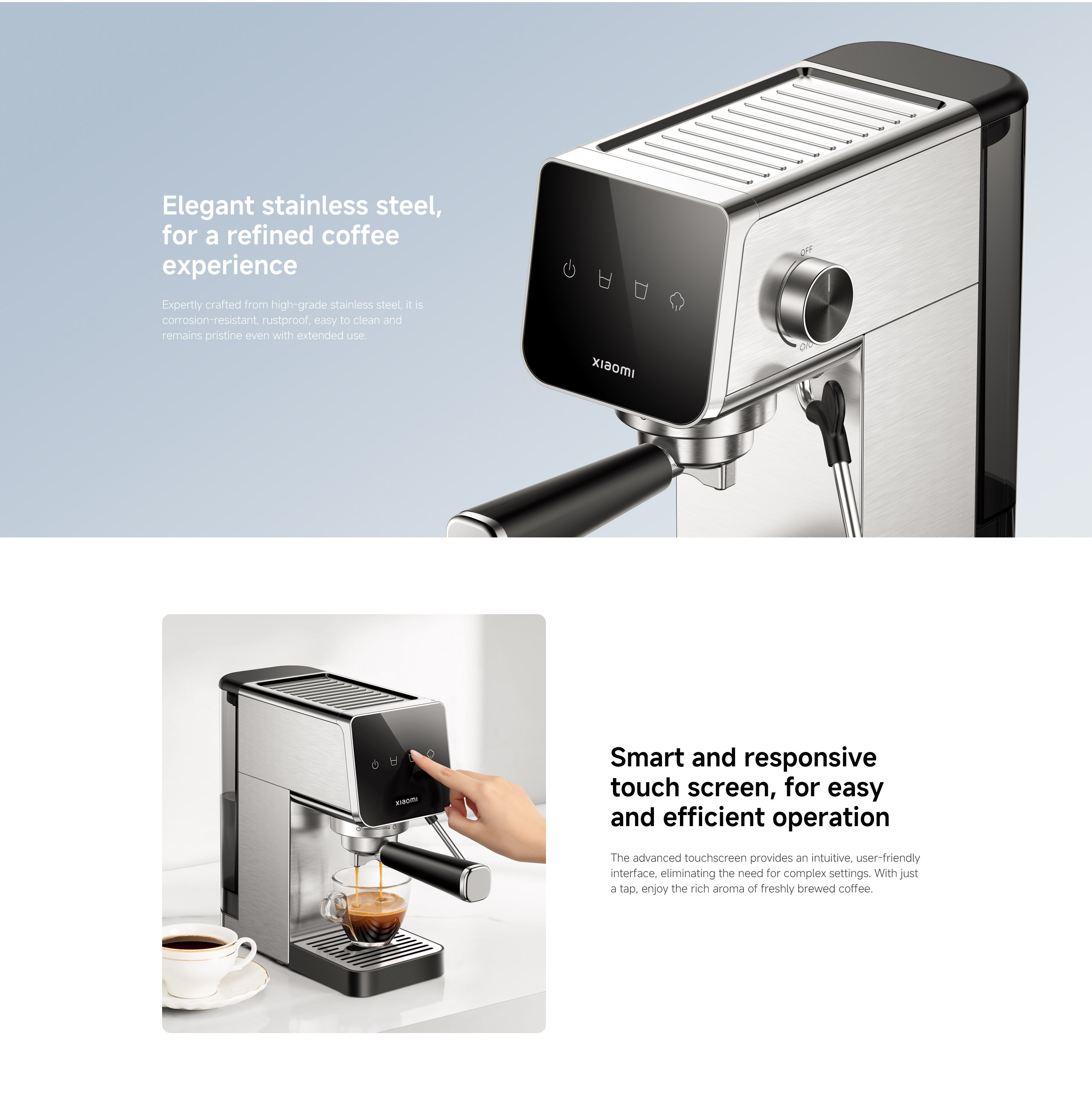 Xiaomi Semi-automatic Espresso Machine Global Version | Shopee Philippines