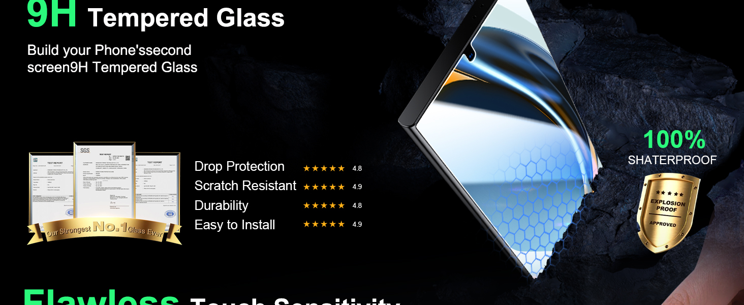 WSKEN For Samsung Galaxy S25Ultra/S24Ultra Screen Protector Full ...