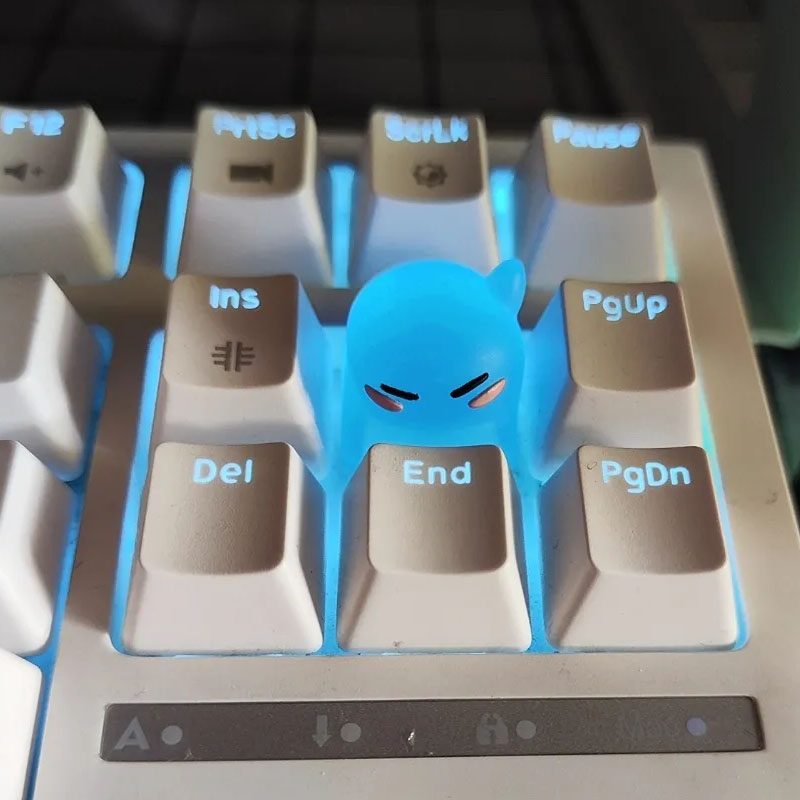 Rimuru Keycap Cute Cartoon MX Switch Mechanical Keyboard Handmade Resin ...