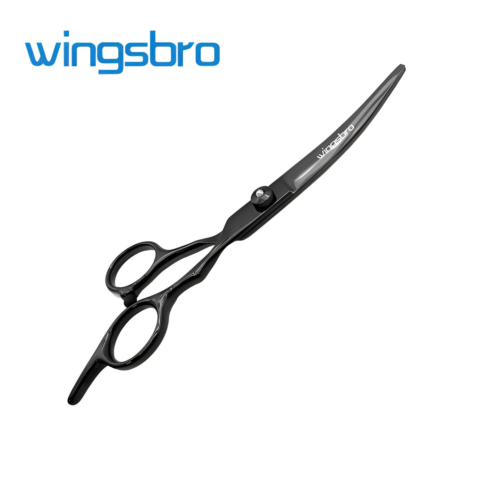 6.5 INCH Curved dog grooming scissors , Pet Curved Shear for Dogs and ...