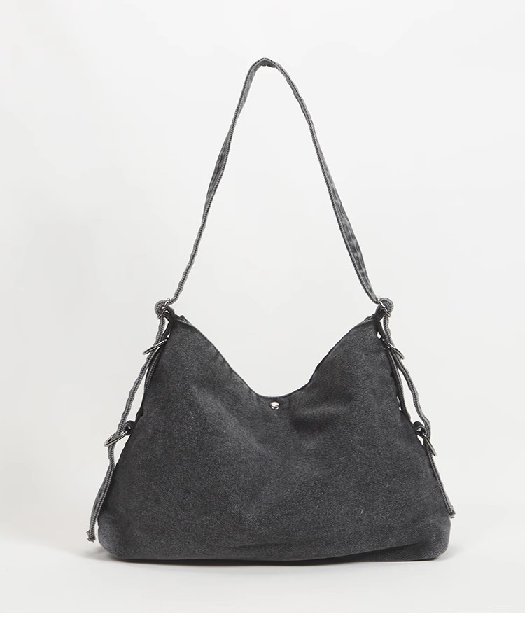 Caidre Bag Women 2025 New Style Denim Canvas Bag Commuter Tote Bag ...