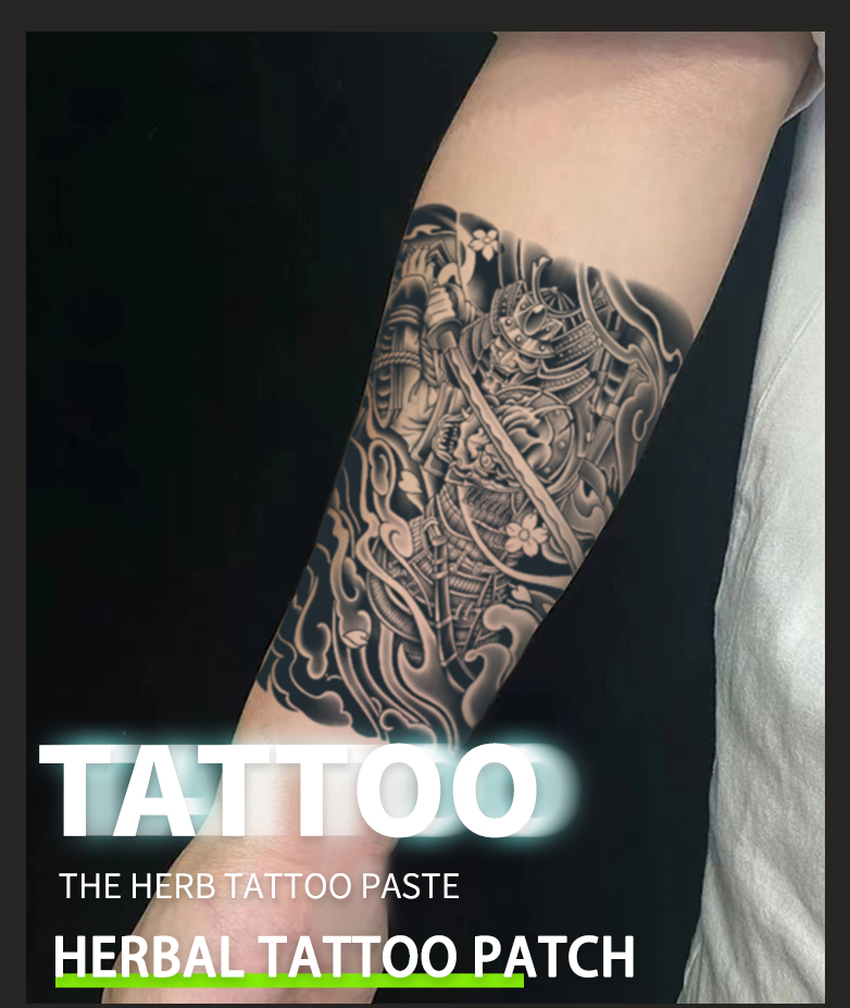 Waterproof Lasting 15 Days, Japanese Samurai Temporary Tattoo Stickers ...