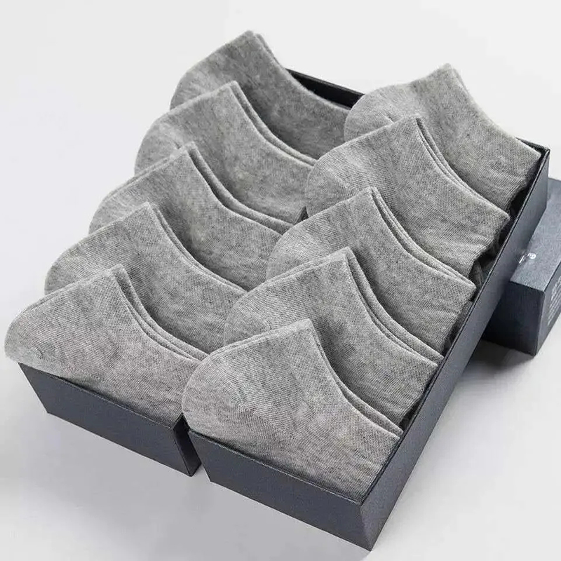 18 Pairs Set Men Women Style Knitted Men Women Style Black White Low ...