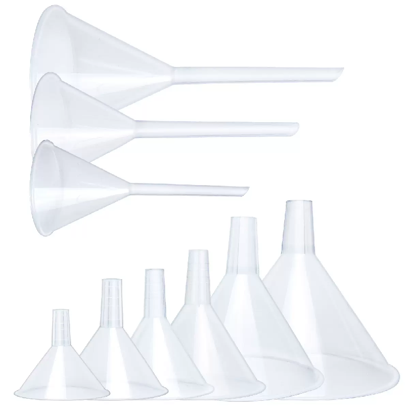 Plastic Funnel Triangular Large Funnel PP Separating Funnel -6/10 PCS ...