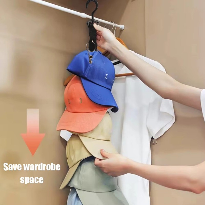 Wall Storage Hat storage without punching Bedroom Wardrobe Duck Tongue ...