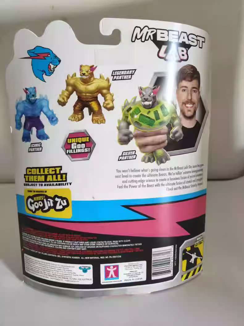 MRBEAST LAB Heroes of Goo JIT Zu Stretchy Heroes, Squeeze and Stretch ...