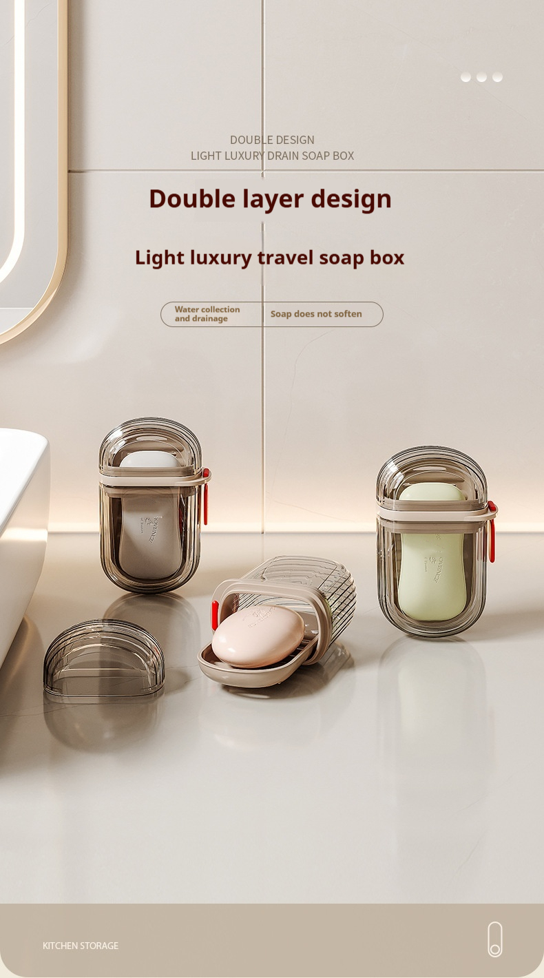 Portable Mini Soap Box for Travel - Essential Storage for Soap, Ideal ...