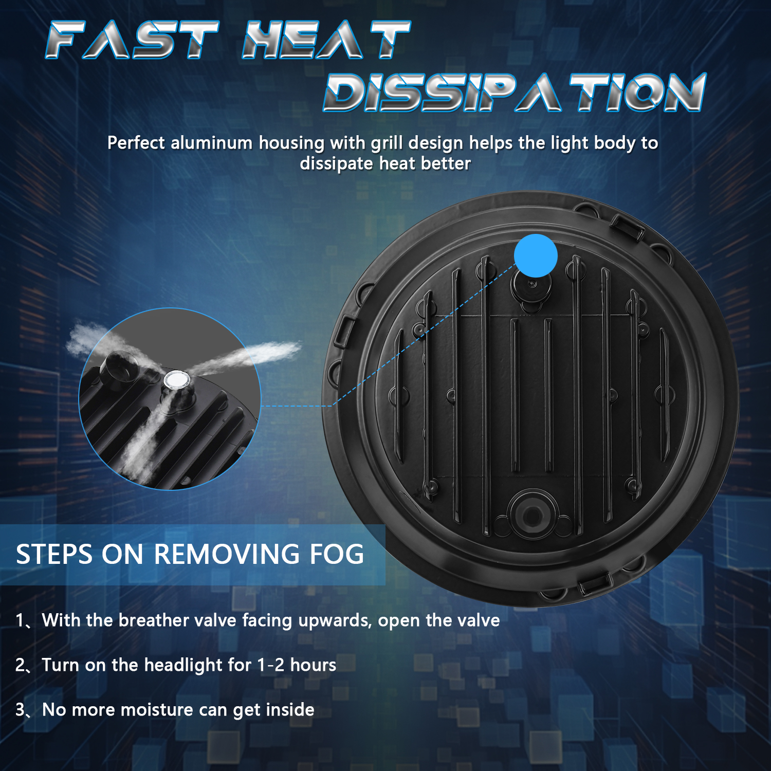 7 Inch Led Wrangler Headlight H4 DRL Round Headlight 220W Dot Emark ...