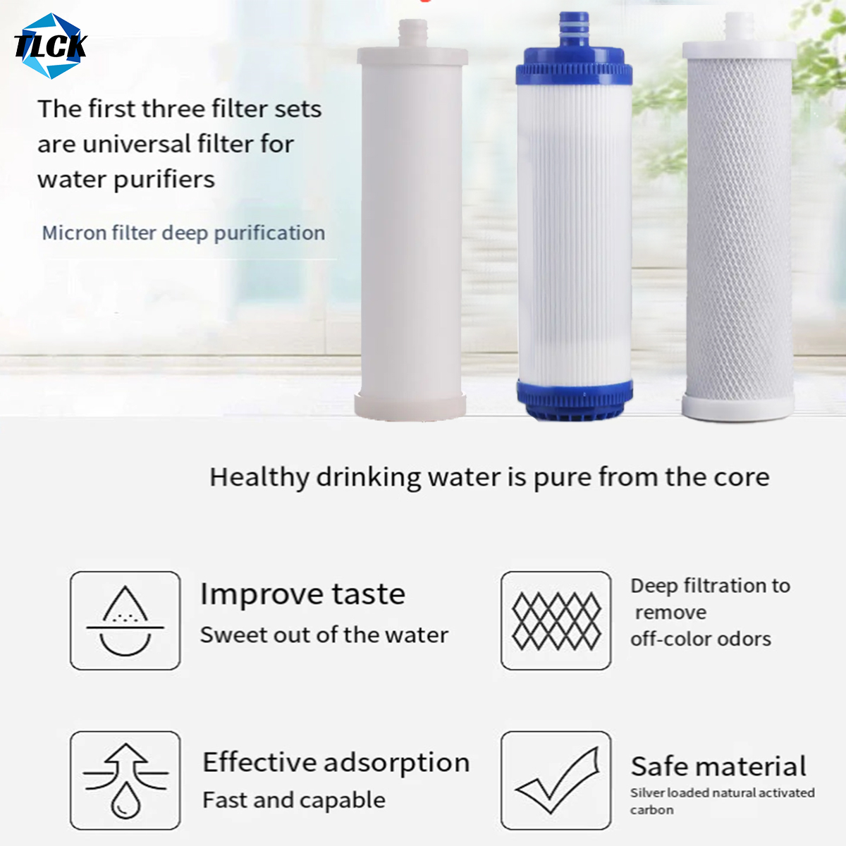 10 inches 3 Stage Filters Element for Water Purifier Filter Cartridge ...