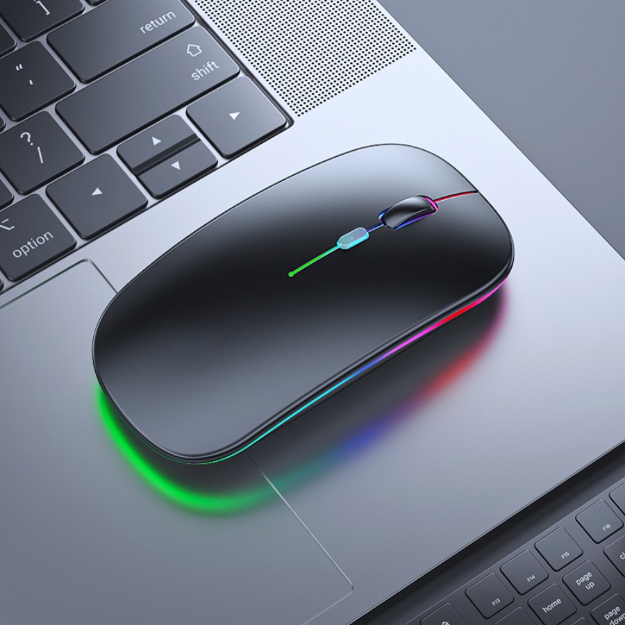 Wireless Mouse Bluetooth5.2 Rechargeable 2.4G Silent 3 Adjustable DPI ...