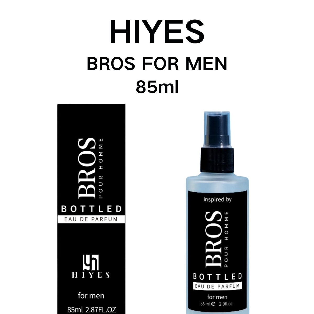 HIYES Bros Perfume 85ml Spray For Men With Box Gifts Long Lasting ...